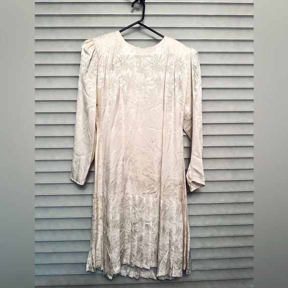 Argenti | Dresses | Argenti Dress Women 4 Cream White Floral Lagenlook ...